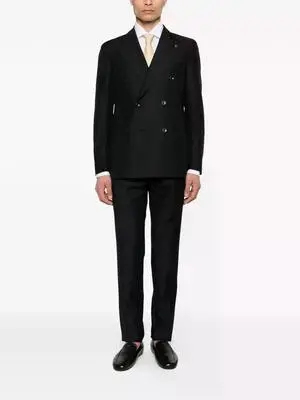 Tagliatore Double-breasted Suit - Black