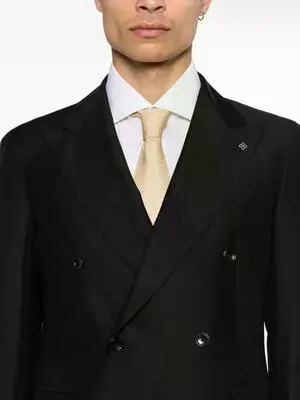 Tagliatore Double-breasted Suit - Black