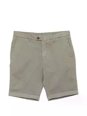 Corneliani Cuffed Shorts - Green
