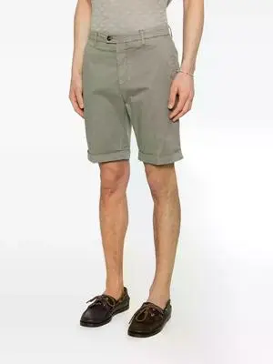 Corneliani Cuffed Shorts - Green