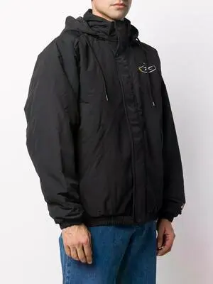 REEBOK Tom And Jerry Hooded Logo Jacket - Black