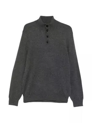 Brioni Mock-neck Sweater - Grey