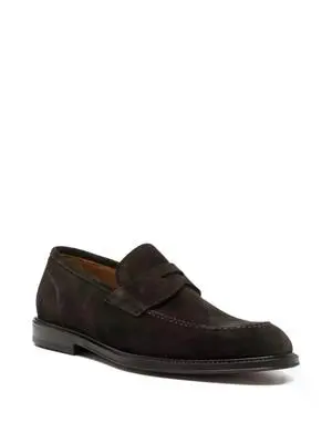 GREEN GEORGE Panelled Loafers