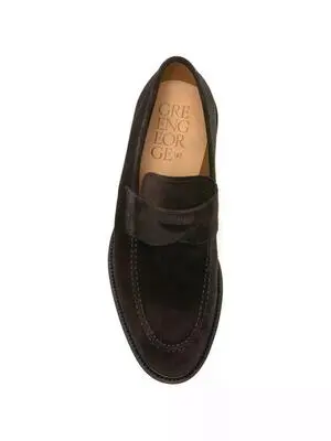 GREEN GEORGE Panelled Loafers