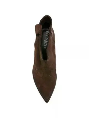 Elena Iachi Suede Ankle Boots