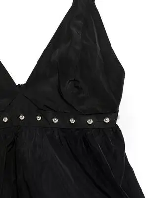 Liu Jo Stud-embellished V-neck Top