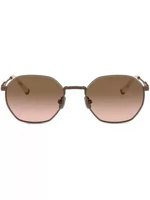 Brunello Cucinelli Round Frame Sunglasses - Brown