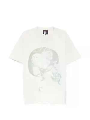 WARMAN Skull-print T-shirt - Neutrals