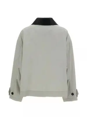 DURAZZI MILANO Button-up Cotton Jacket - Neutrals