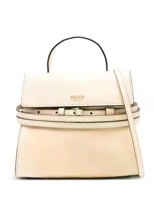 Moschino Tie Me Small Tote Bag - Neutrals