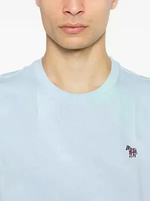 Paul Smith Zebra-patch T-shirt - Blue