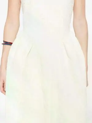 ROTATE BY BIRGER CHRISTENSEN Round-neck Midi Dress