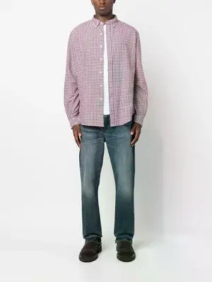 Polo Ralph Lauren Logo-embroidered Check-print Shirt - Red