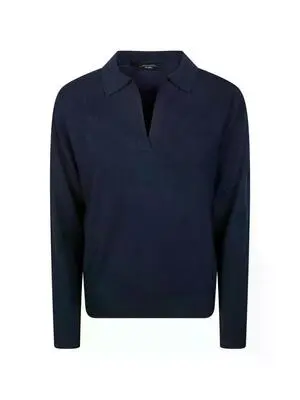 Max Mara Polo V-neck Top
