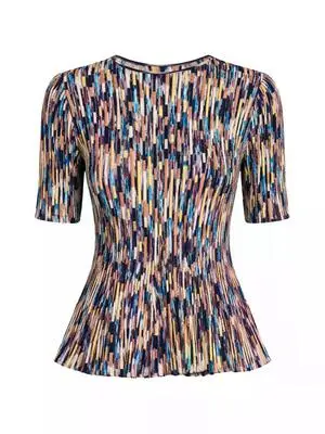 Ulla Johnson Samira Peplum Top - Blue