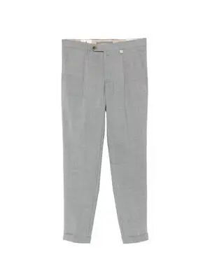 MYTHS Pleated Cuffed Trousers