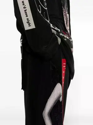 Yohji Yamamoto Graphic-print Trousers