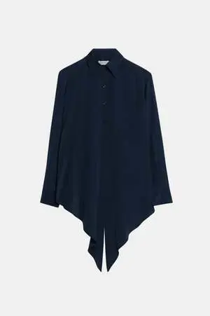 Scanlan Theodore Silk Tie Front Shirt