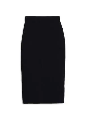 Scanlan Theodore Crepe Knit Pencil Skirt - Black