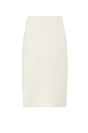 Scanlan Theodore Crepe Knit Pencil Skirt - Cream