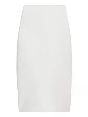 Scanlan Theodore Crepe Knit Pencil Skirt - White
