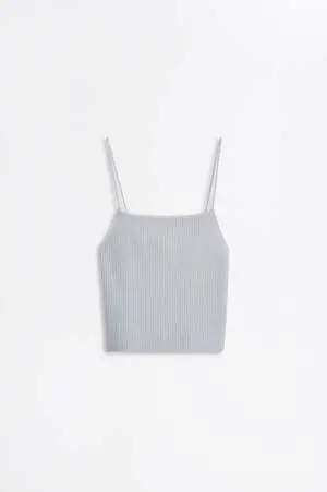 Scanlan Theodore Cashmere Square Neck Camisole - Cloud