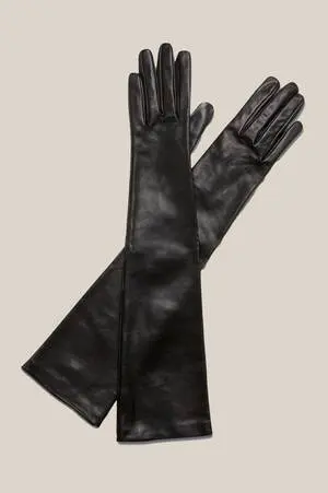 Scanlan Theodore Leather Opera Gloves - Black