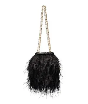 Scanlan Theodore Feather Bucket Bag - Black