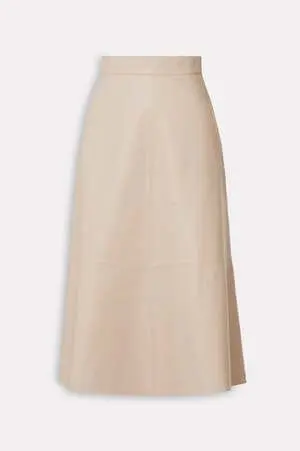 Scanlan Theodore Leather Long Skirt - Shell