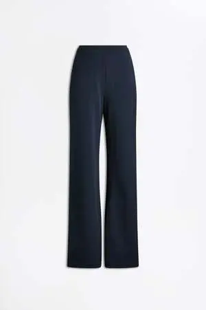 Scanlan Theodore Crepe Knit Soft Trouser - Navy