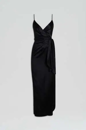 Scanlan Theodore Silk Wrap Dress