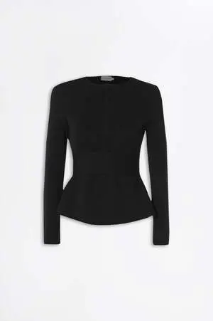 Scanlan Theodore Crepe Knit Jacket - Black