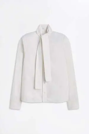 Scanlan Theodore Soft Tie Neck Shirt - White