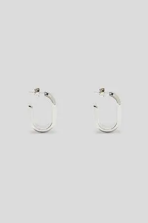 Scanlan Theodore Rolo Hoop Earrings - Silver