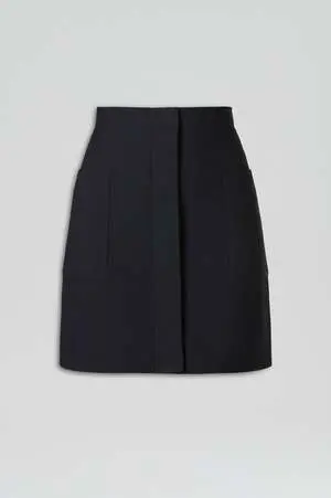 Scanlan Theodore Crepe Knit Pocket Mini Skirt