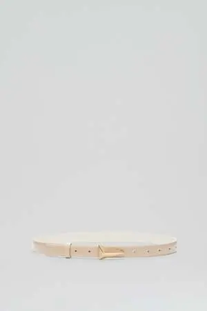 Scanlan Theodore Brushed Triangle Trim Belt - Stone