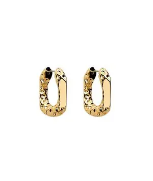 Scanlan Theodore Chisel Huggie Hoop Earrings