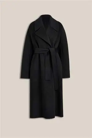 Scanlan Theodore Wool Soft Coat - Black