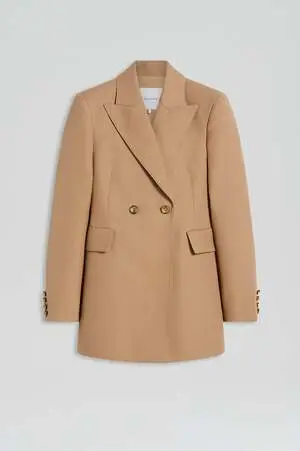 Scanlan Theodore Wool Barathea Two Button Jacket