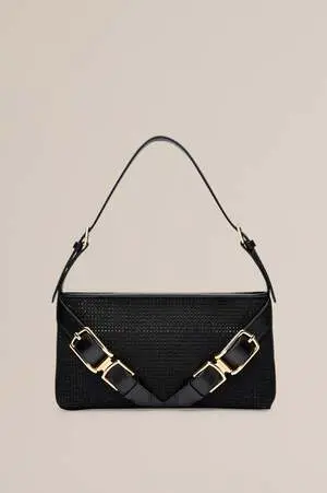 Scanlan Theodore Buckle Shoulder Bag