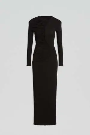 Scanlan Theodore Tinsel Drape Gown