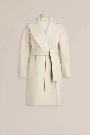 Scanlan Theodore Italian Flannel Coat - Wheat