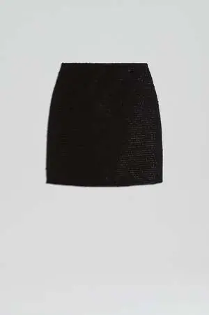 Scanlan Theodore Tailored Sequin Mini Skirt