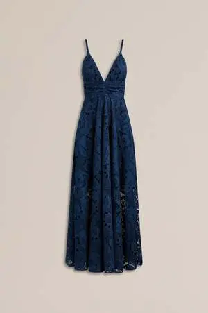 Scanlan Theodore Lace Ankle-length Gown