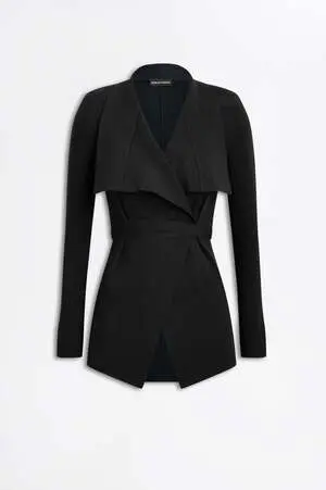 Scanlan Theodore Sateen Knit Jacket - Black