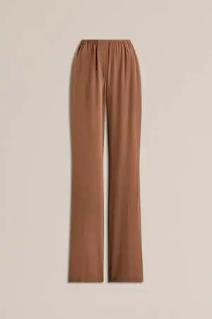Scanlan Theodore Silk Soft Trousers - Mocha
