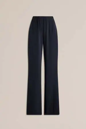 Scanlan Theodore Silk Soft Trousers Navy