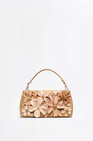 Scanlan Theodore Flora Mini Top Handle Bag - Beige