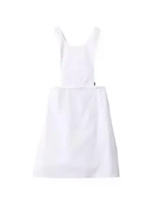 Miu Miu Pinafore-style Midi Dress - White