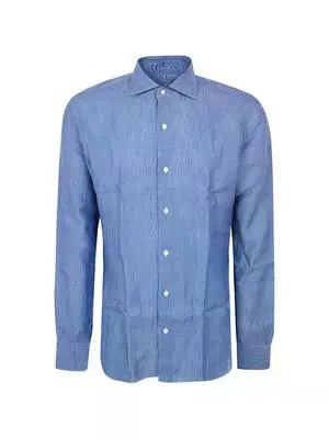 BARBA NAPOLI Long-sleeve Shirt - Blue